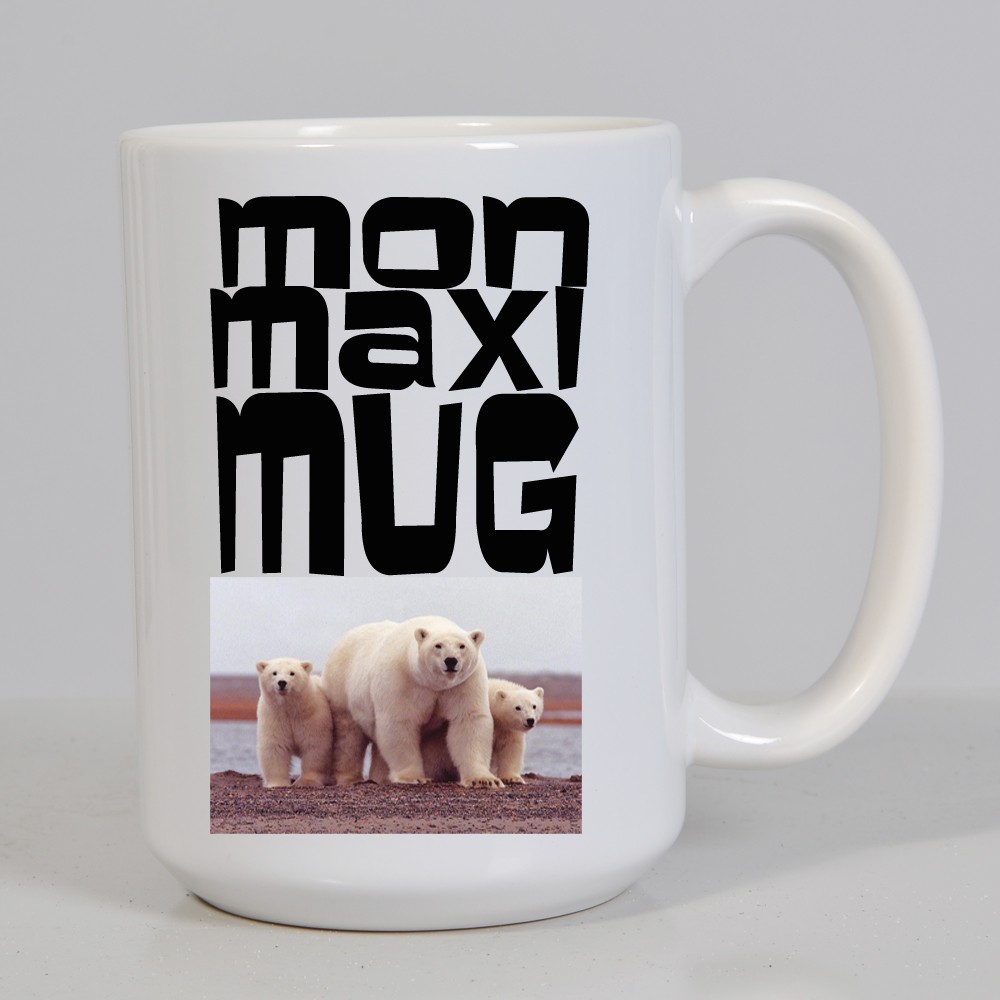Mug XXl pour boire café ou soupe personnalisé avec photo, cadeau mug